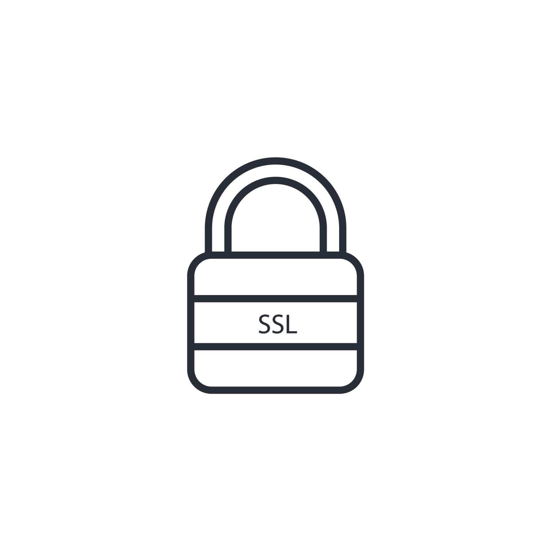 Ssl Icons Symbol Vector Elements For Infographic Web 9922468 Vector Art