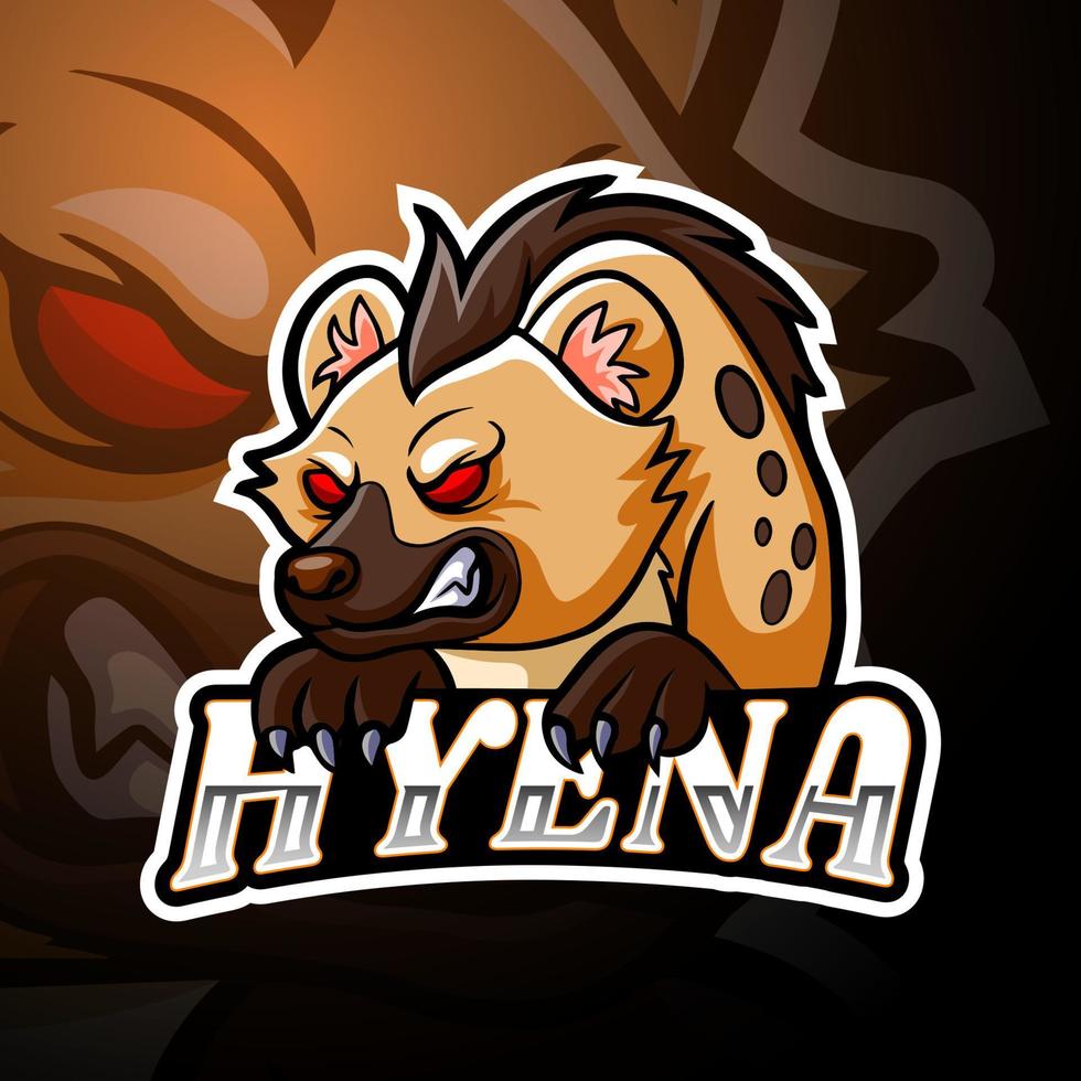 Hyena esport logo mascot design 9922713 Vector Art at Vecteezy