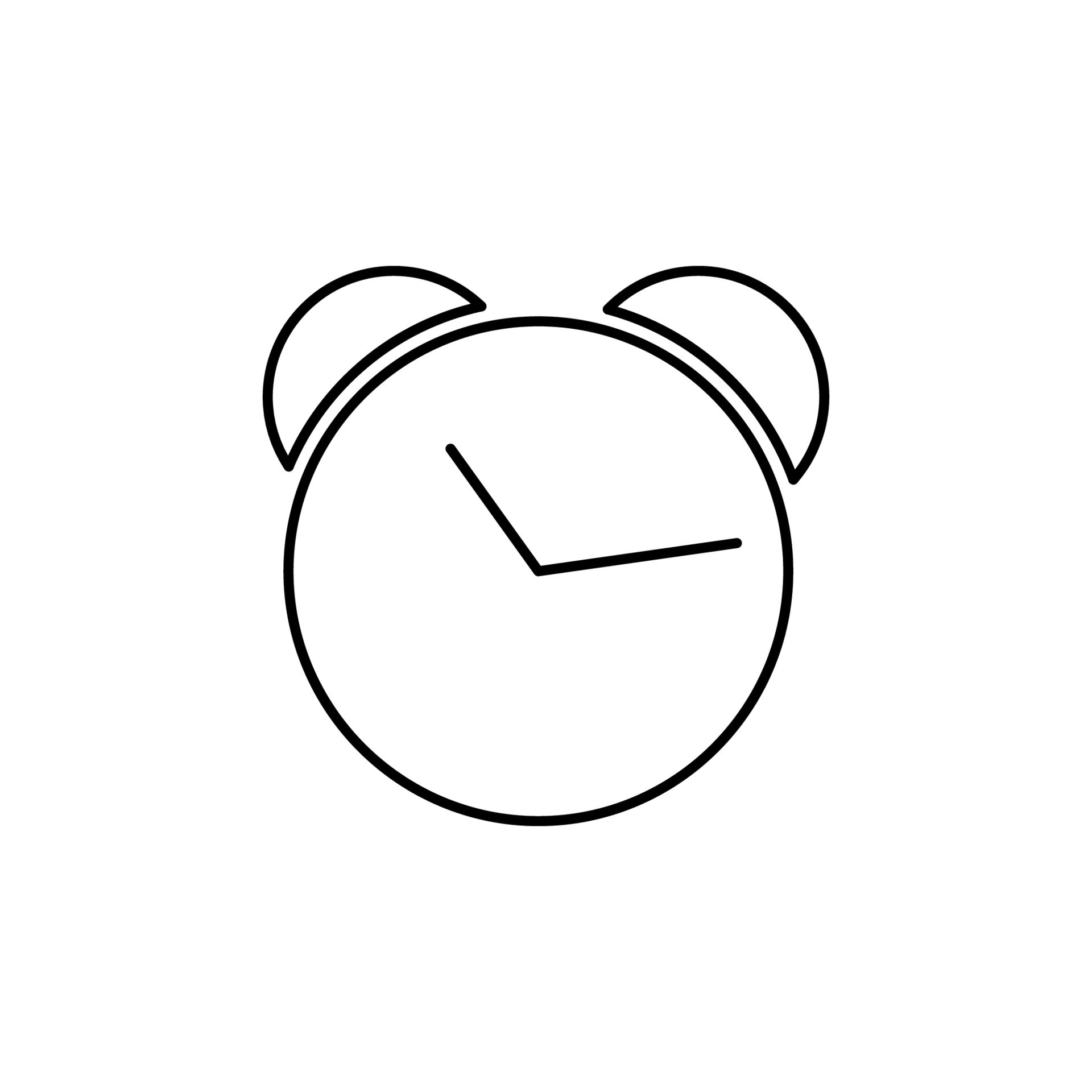 Clock Icon Outline Feature Mobile 9922828 Vector Art At Vecteezy