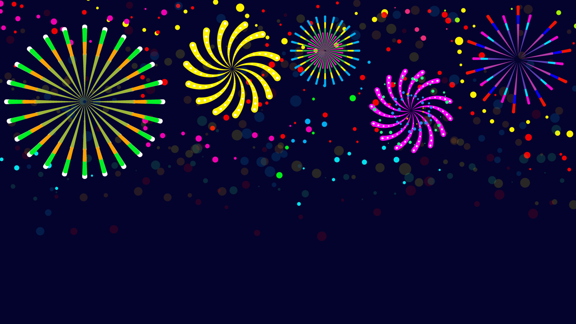 Colorful Firework Festival Celebration Illustration Background