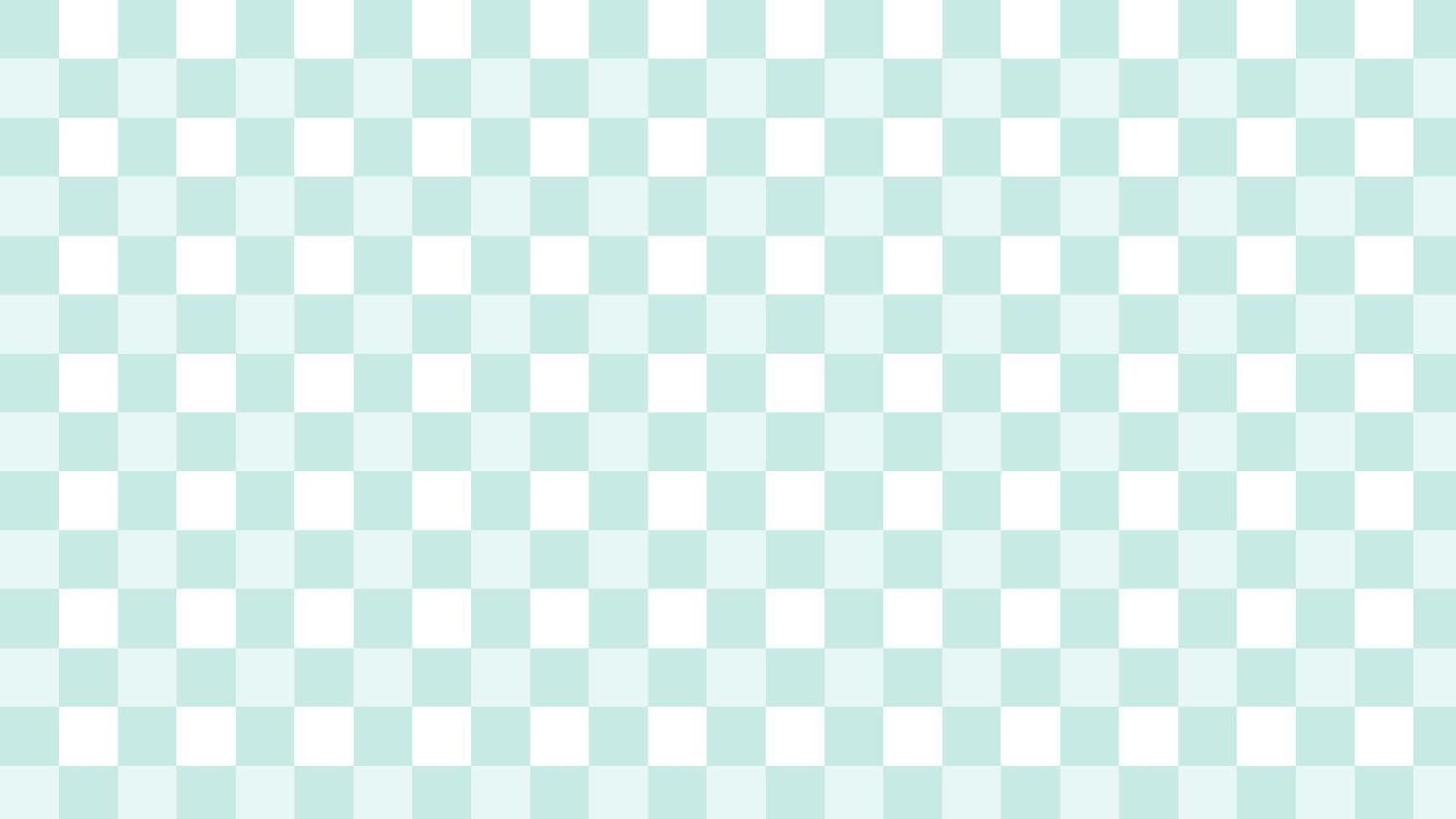 Pastel Green Checkered Gingham Plaid Tartan Pattern Background