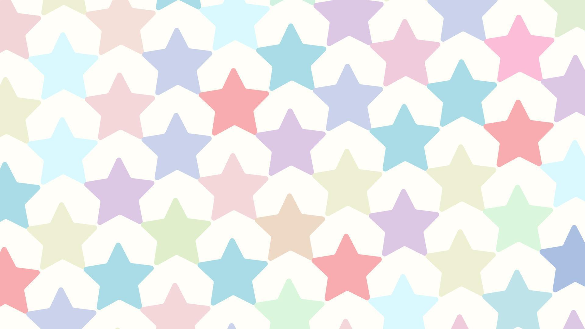 cute pastel star shape background illustration, perfect for wallpaper ...