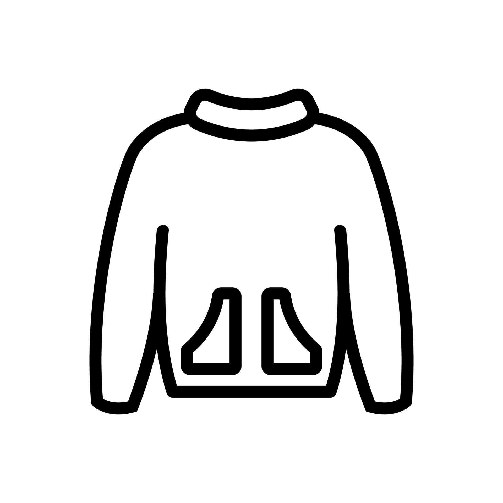 vector de icono de chaqueta. ilustración de símbolo de contorno aislado 9925148 Vector en Vecteezy