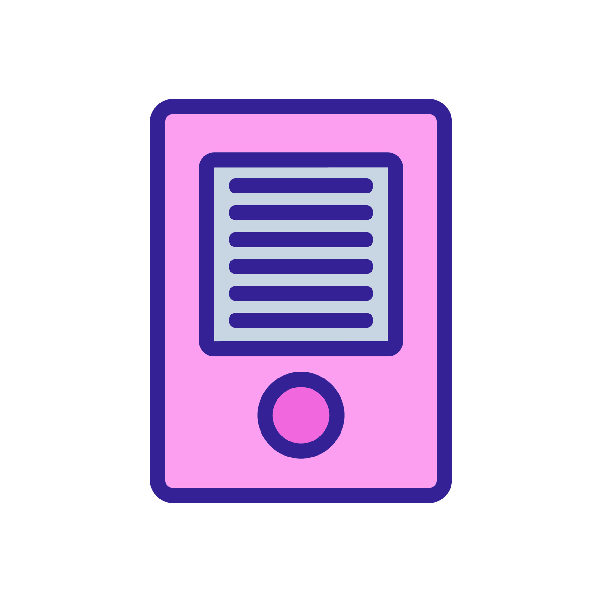 Intercom Entrance Device Icon Vector Outline Illustration 9928032