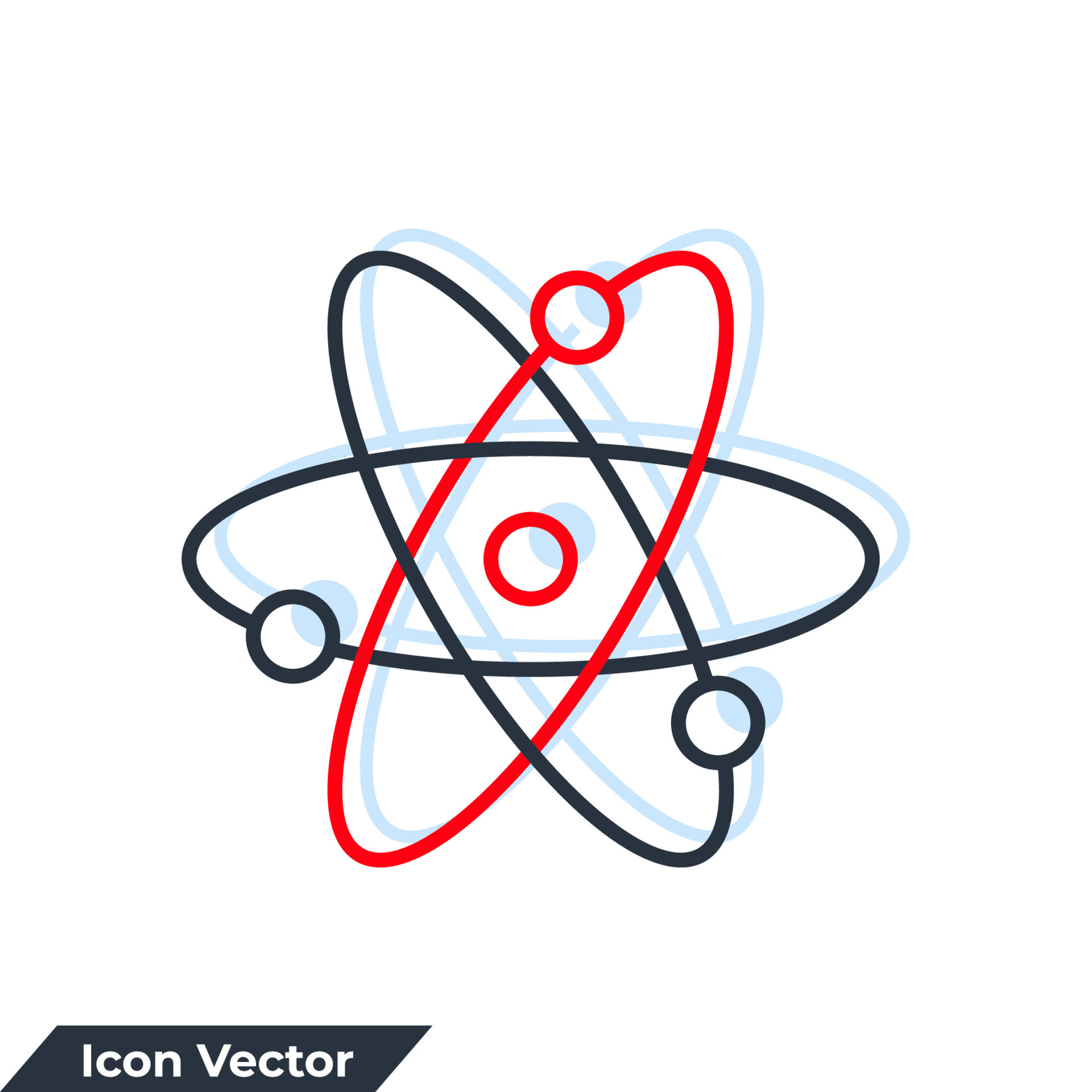 physics icon logo vector illustration. quantum atom symbol template for ... physics icon logo vector illustration. quantum atom symbol template for ...