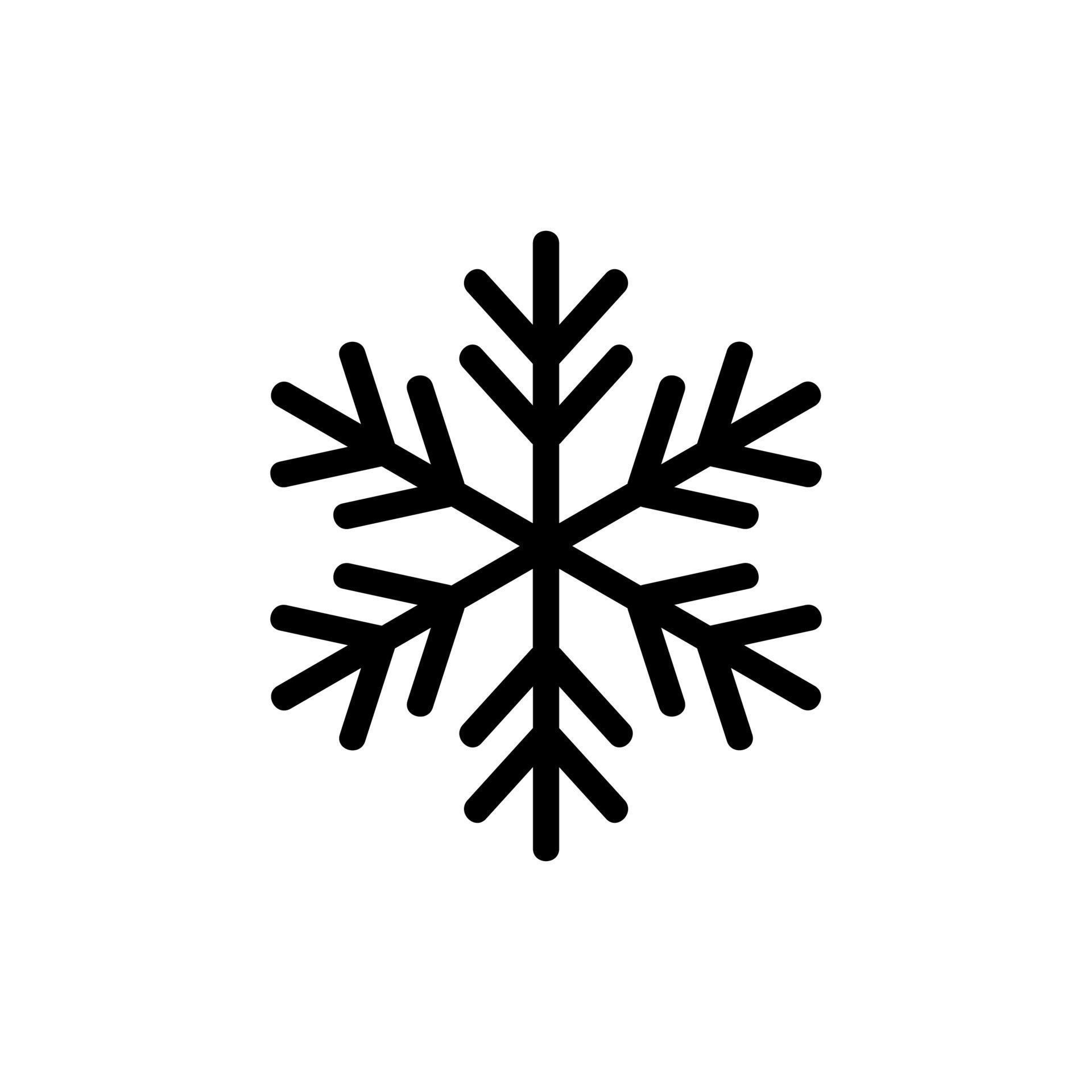 vector de icono de nieve. ilustración de símbolo de contorno aislado 9930276 Vector en Vecteezy