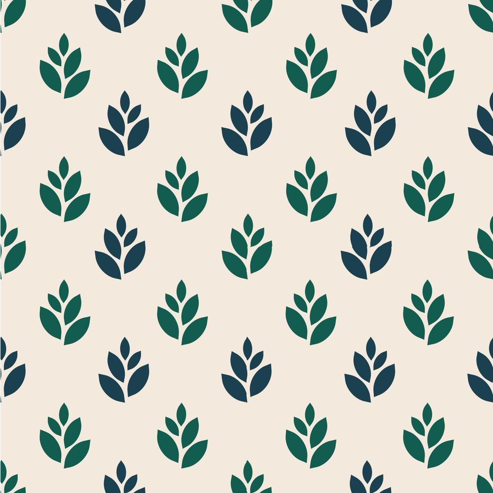 Seamless Leaves Pattern 9933189 Vector Art At Vecteezy