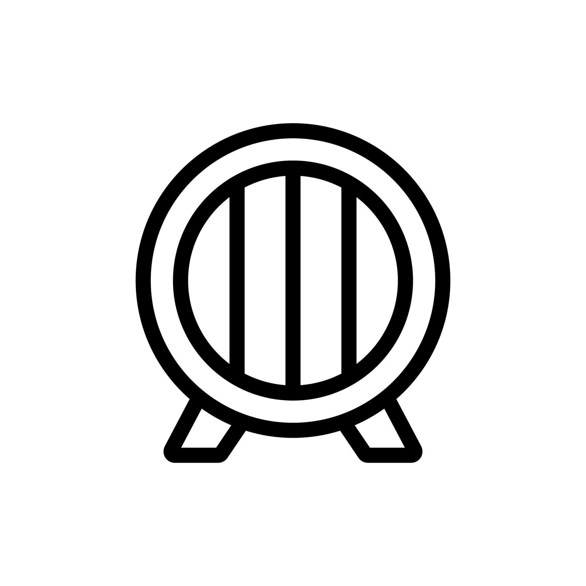 barrel icon vector. Isolated contour symbol illustration 9933210 Vector Art at Vecteezy