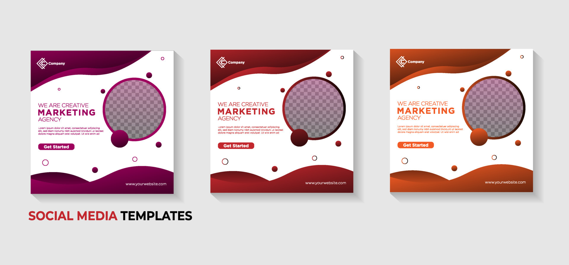 Social media template branding for business 9935671 Vector Art at Vecteezy