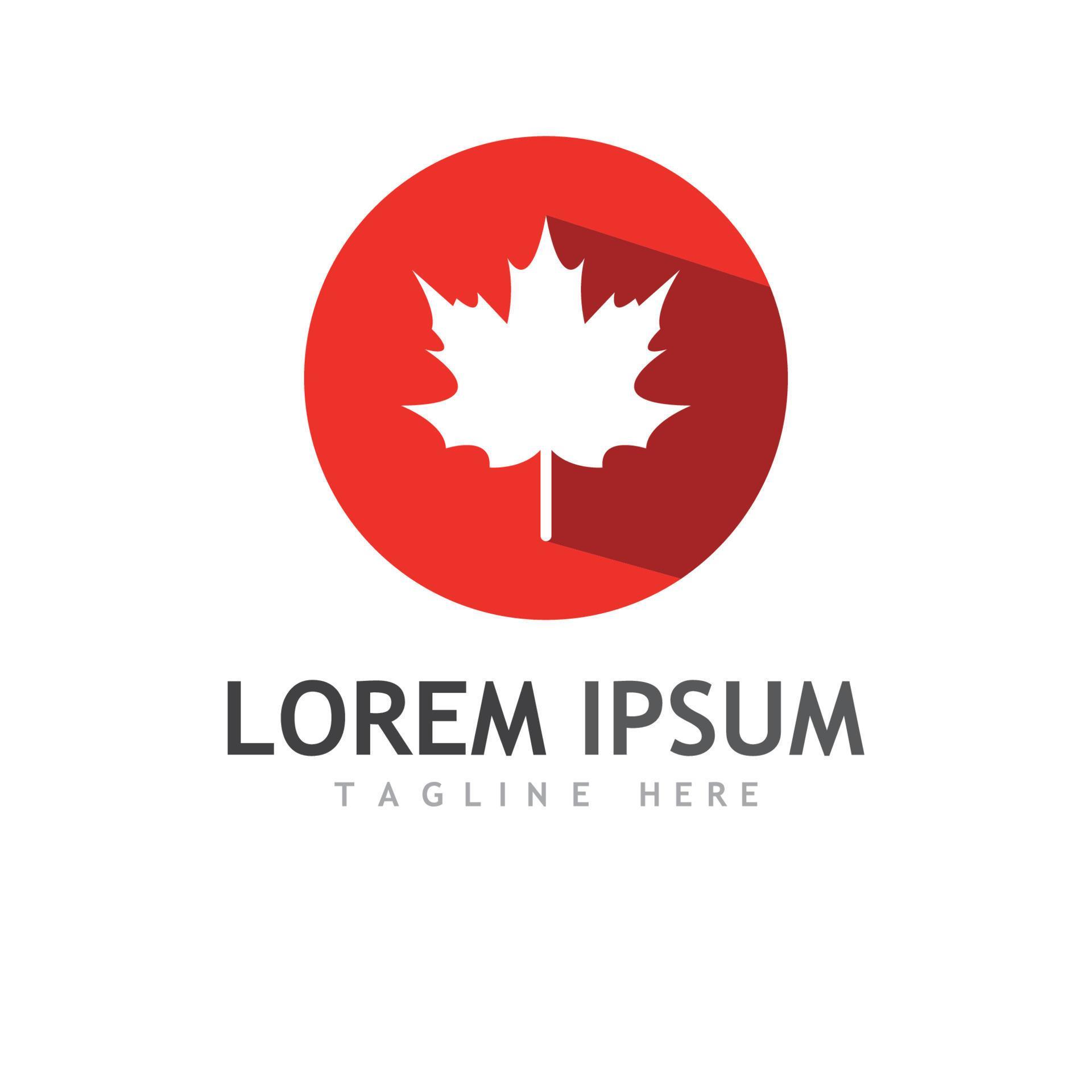 Maple leaf vector illustration design template 9943078 Vector Art at ...