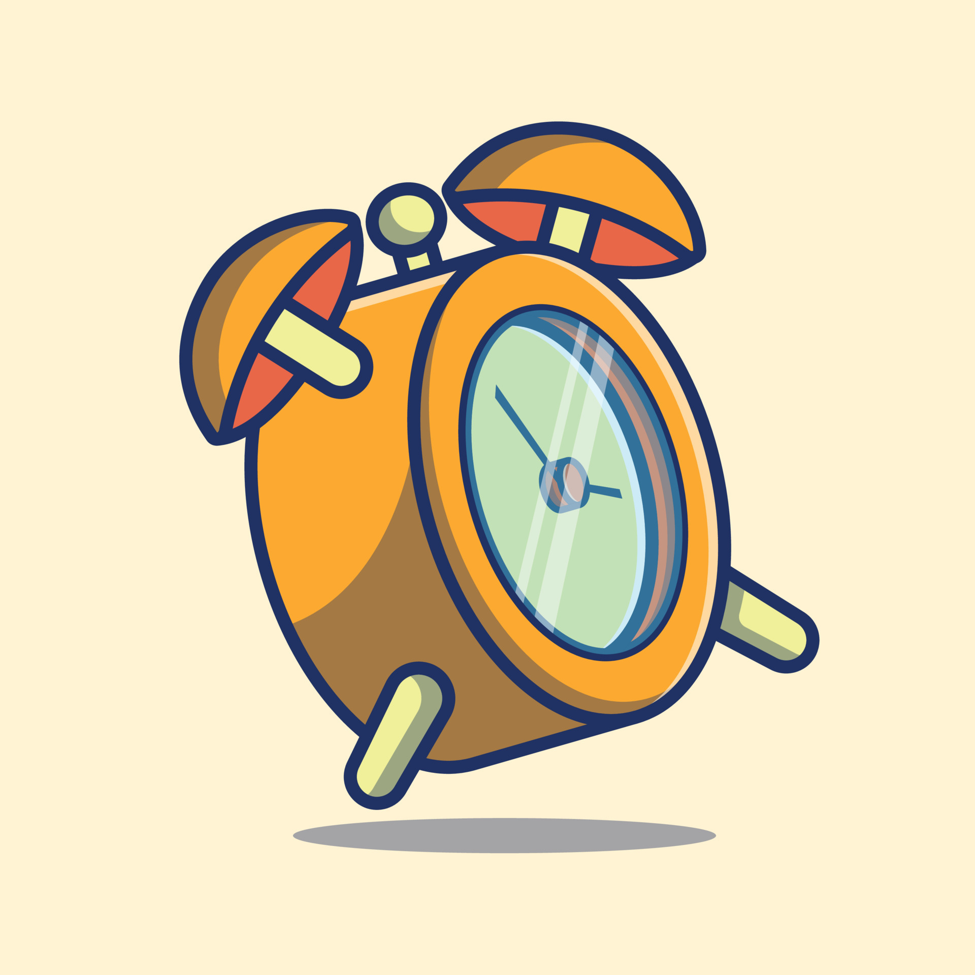 Cartoon Alarm Clock Cartoon Alarm Clock