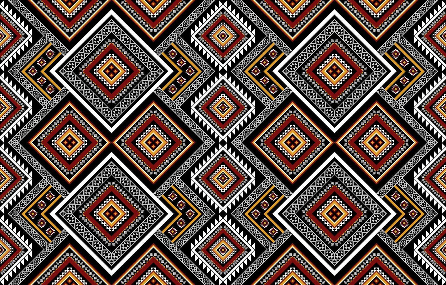 Geometric Ethnic Seamless Pattern Traditional Tribal Style Design For