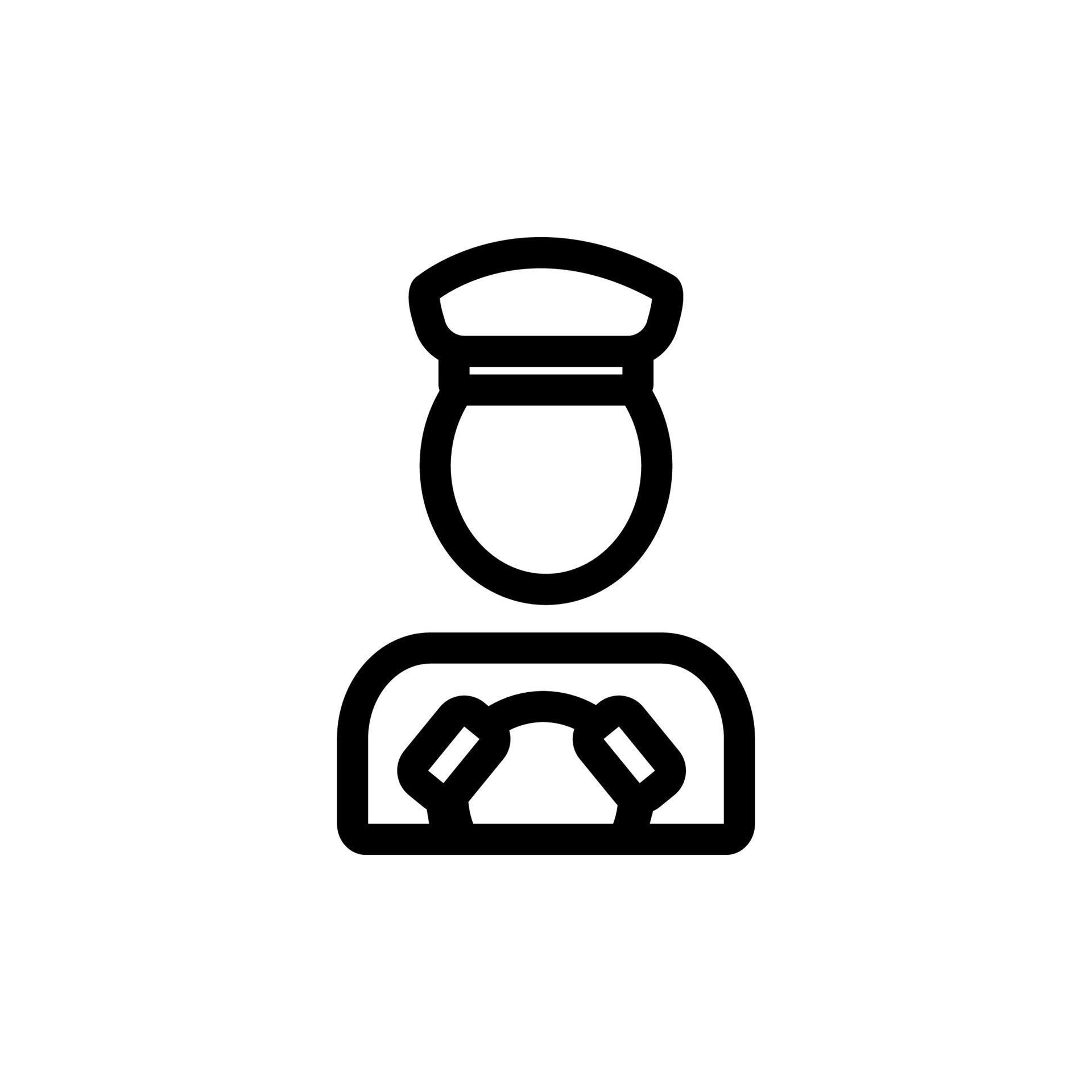 Driver icon vector. Isolated contour symbol illustration 9953584 Vector ...