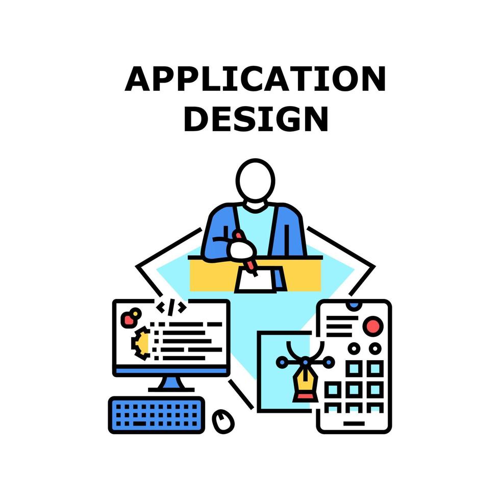 Application Design Vector Concept Illustration 9953742 Vector Art at Vecteezy