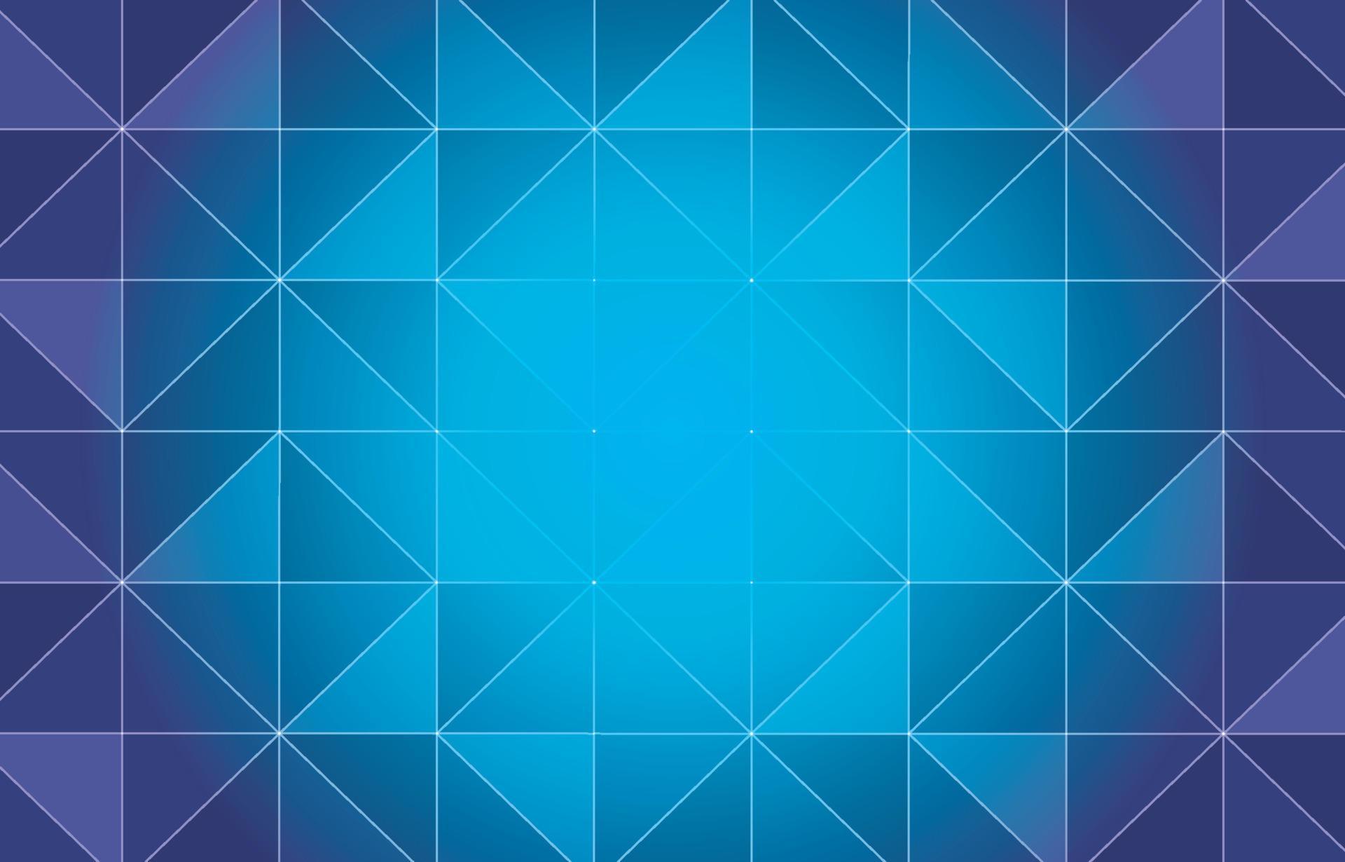 Abstract Geometric Gradient Blue Background with Triangles Pattern ...