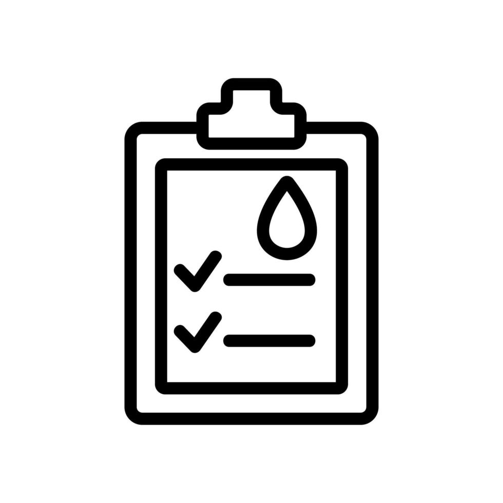 Donation Document Confirmation Icon Vector Outline Illustration 9954326