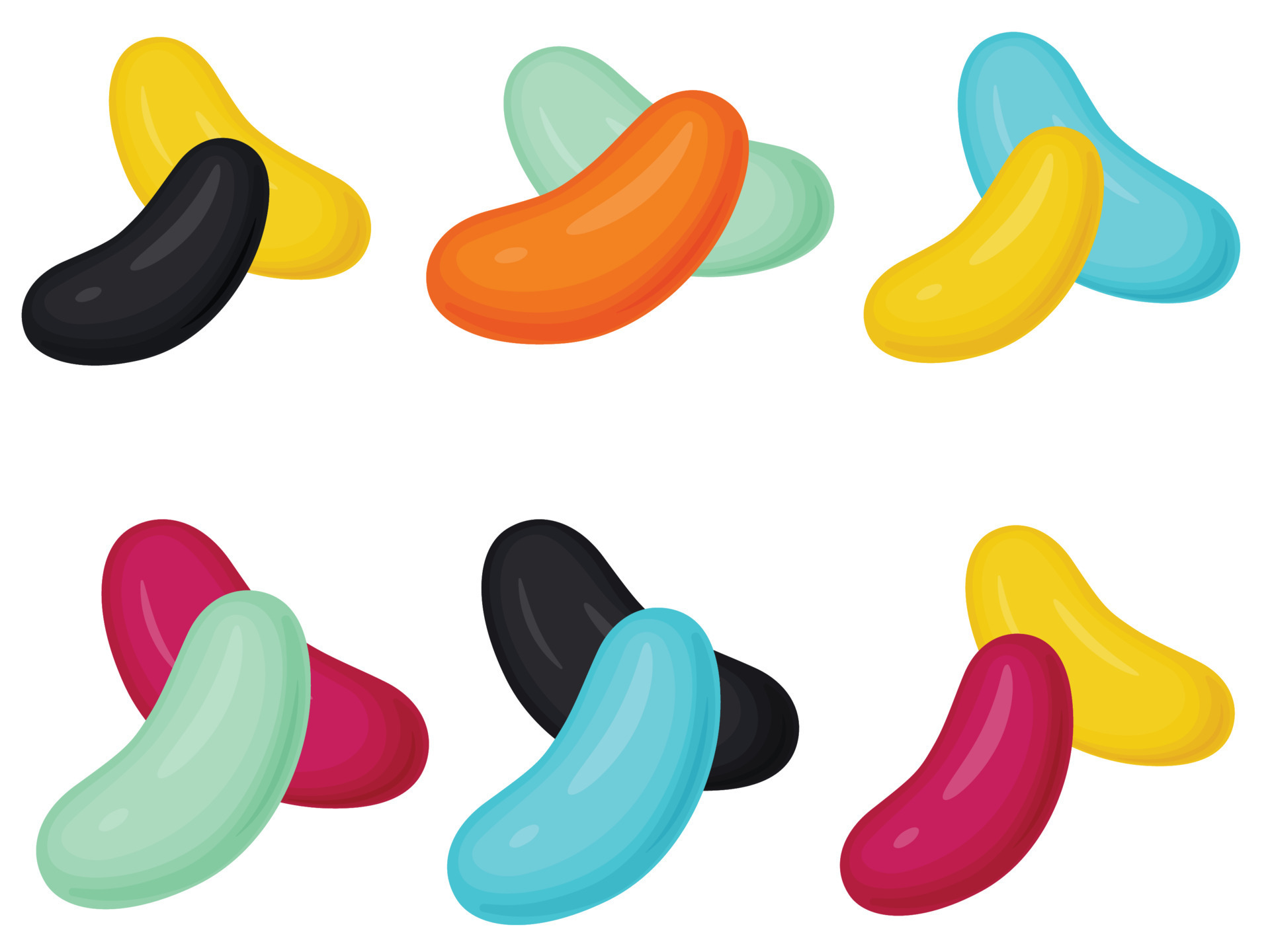 Clip Art Jelly Beans