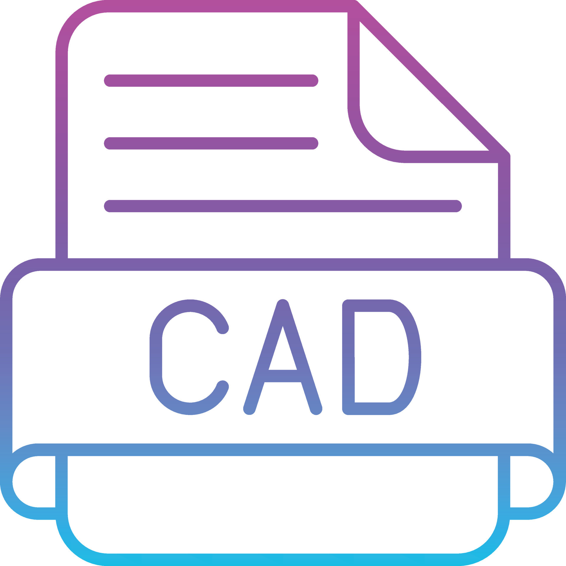 Cad Line Gradient Icon 9958354 Vector Art at Vecteezy Cad Line Gradient Icon 9958354 Vector Art at Vecteezy