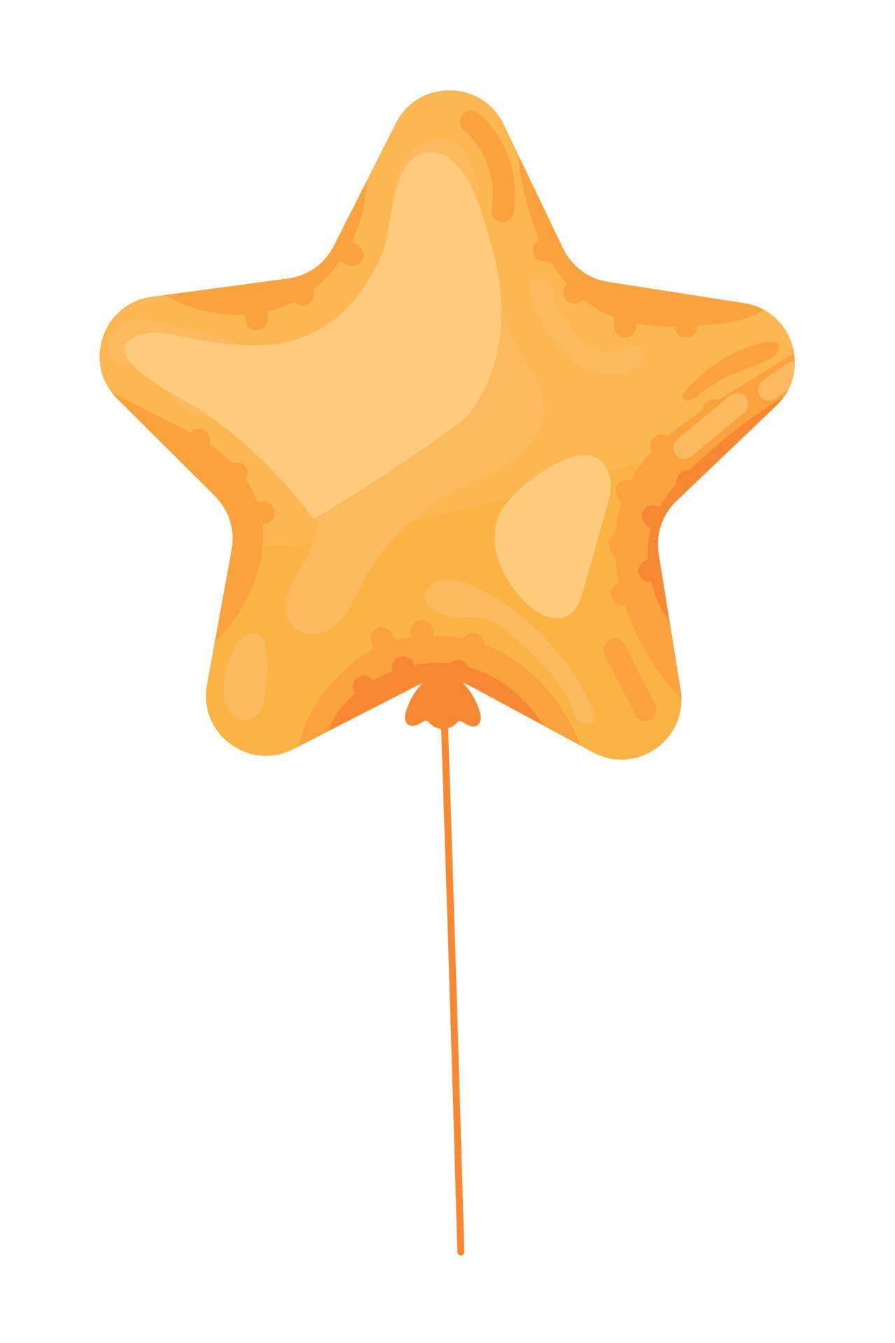 Balloon Star Shape 9960318 Vector Art At Vecteezy