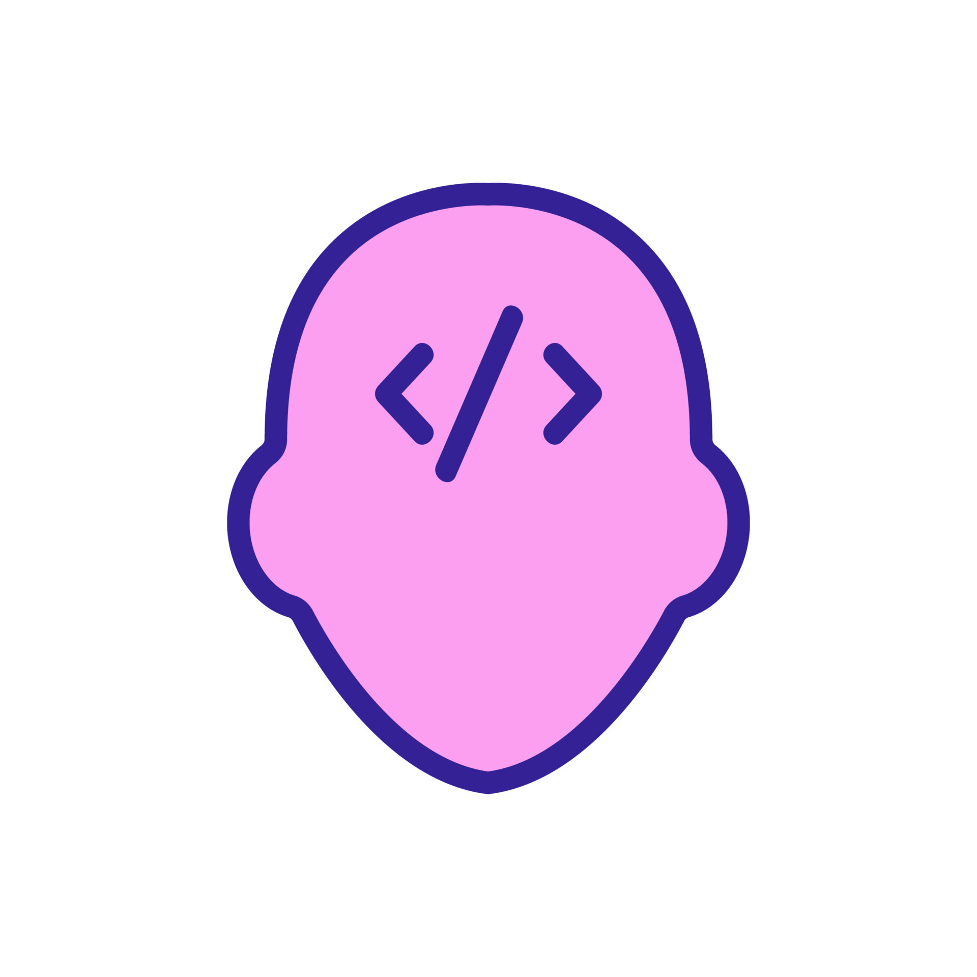 Developer Programmer Icon Vector Isolated Contour Symbol Illustration 9961828 Vector Art At