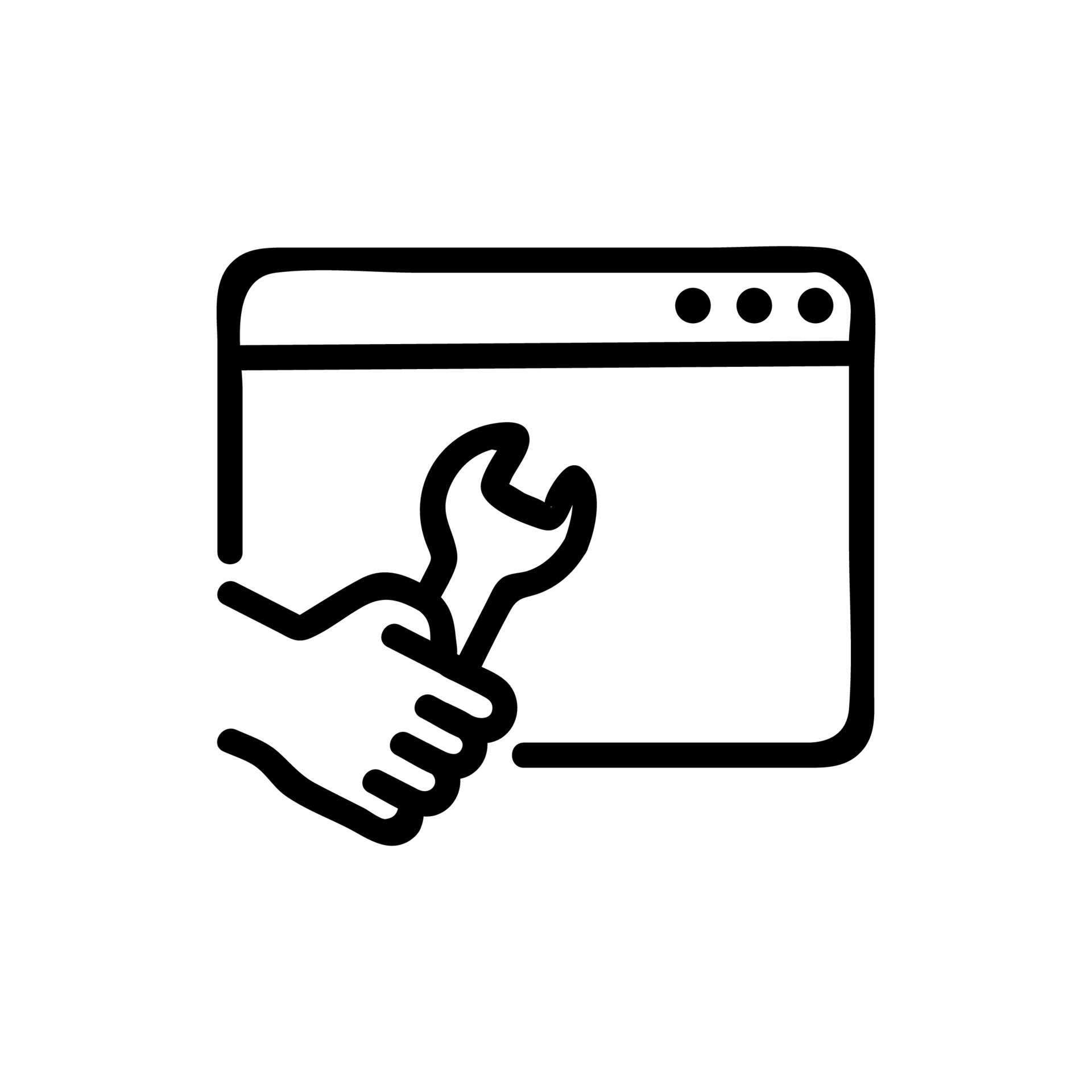 configure el vector del icono de programación. ilustración de símbolo ...