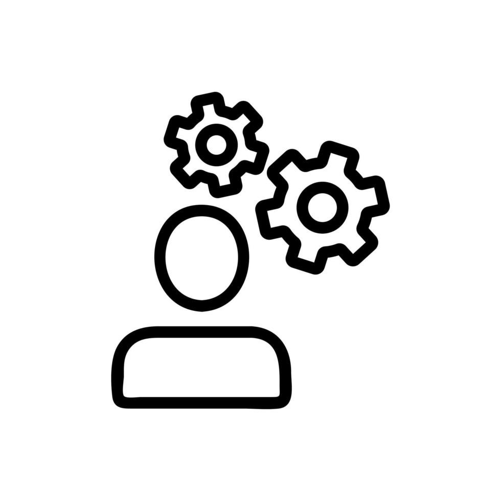 configure el vector del icono de programación. ilustración de símbolo ...