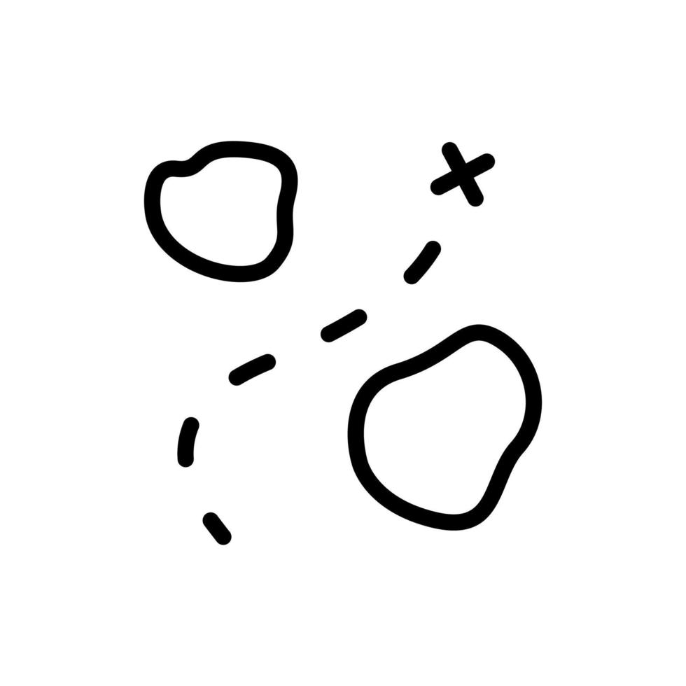 Route Travel Icon Vector. Isolated contour symbol illustration 9963757 ...