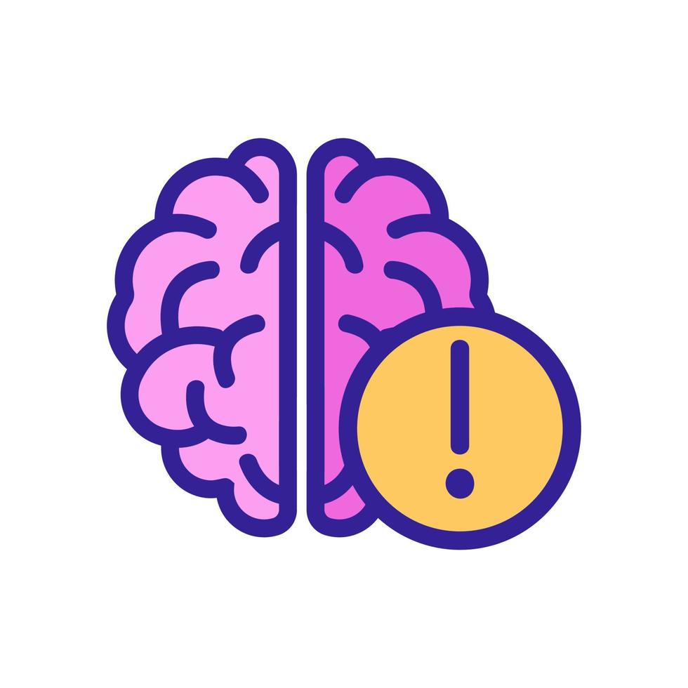 consciousness icon vector. Isolated contour symbol illustration 9965756 ...