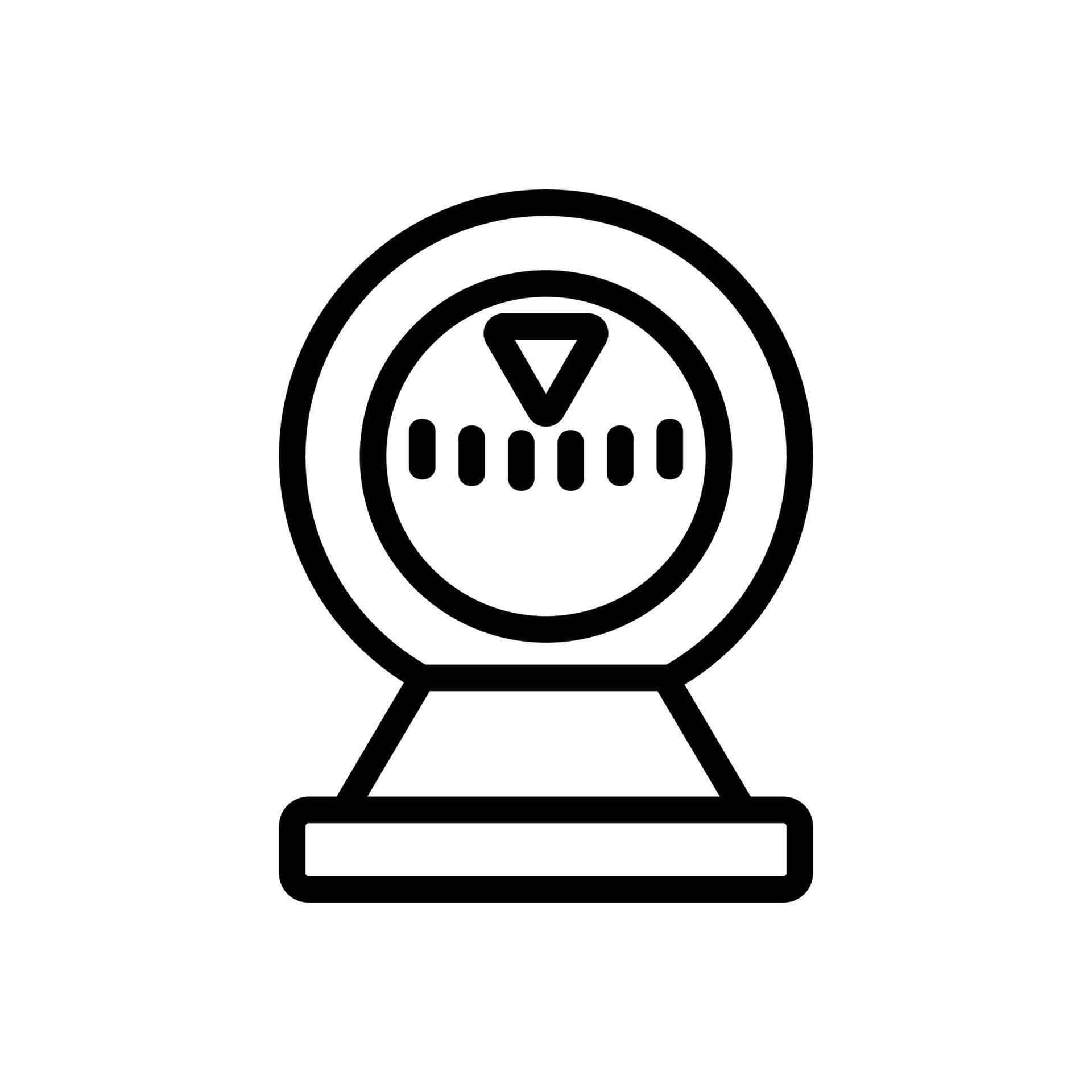 Boat Compass Icon Vector Outline Illustration 9966356 Vector Art At Vecteezy