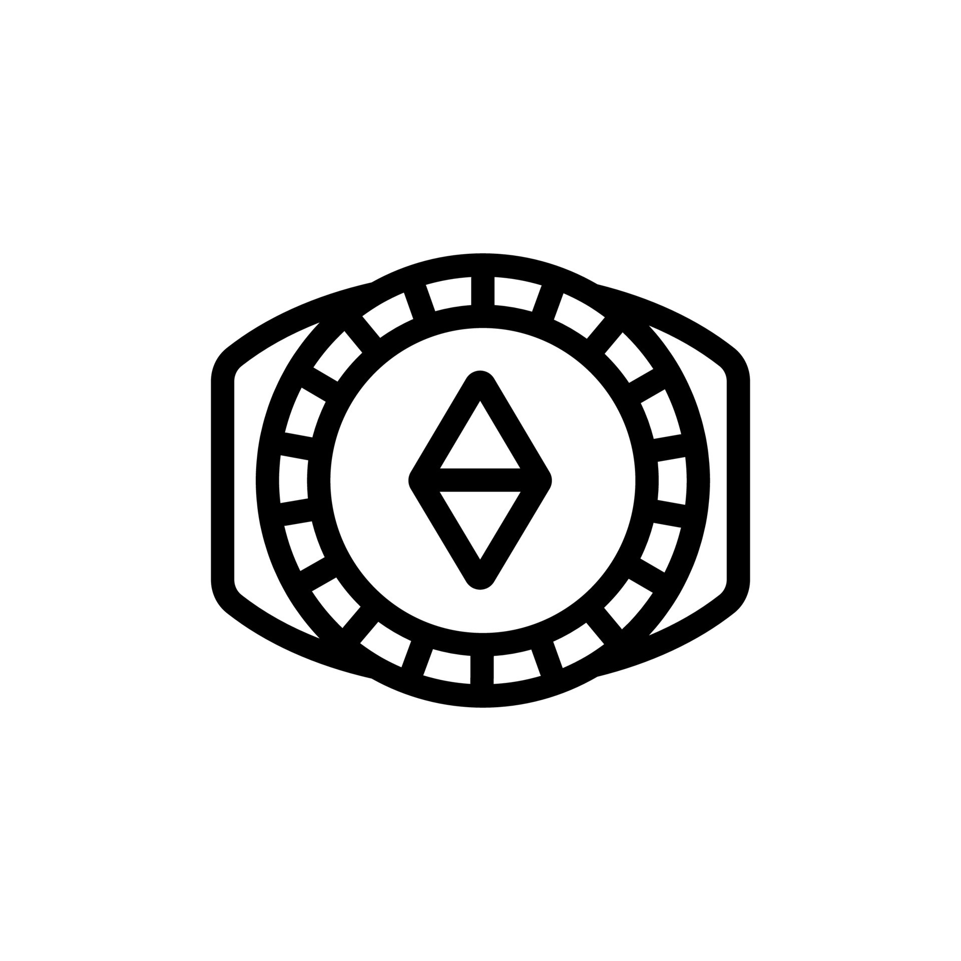 Wrist Compass Tool Icon Vector Outline Illustration 9966657 Vector Art At Vecteezy
