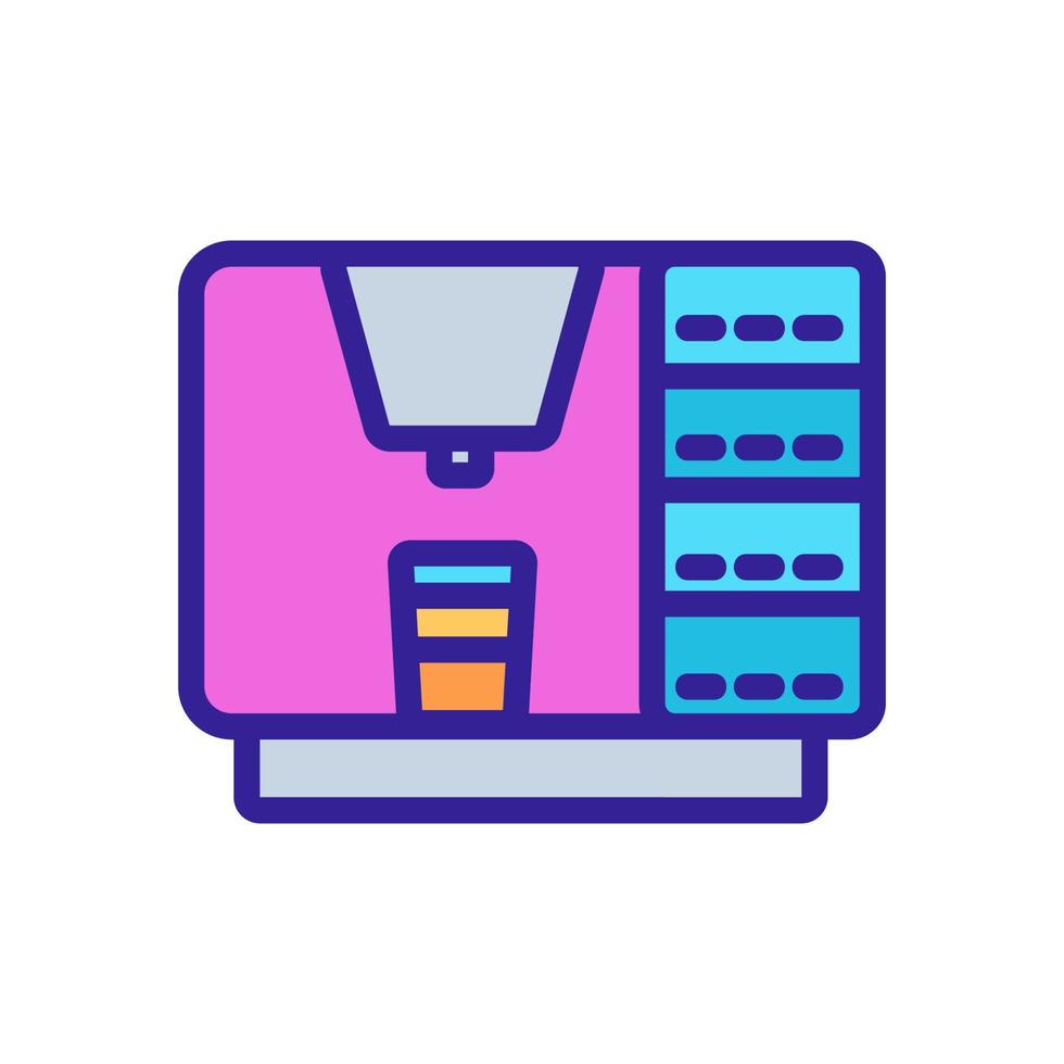 automatic coffee machine with paper cup icon vector outline ... automatic coffee machine with paper cup icon vector outline ...