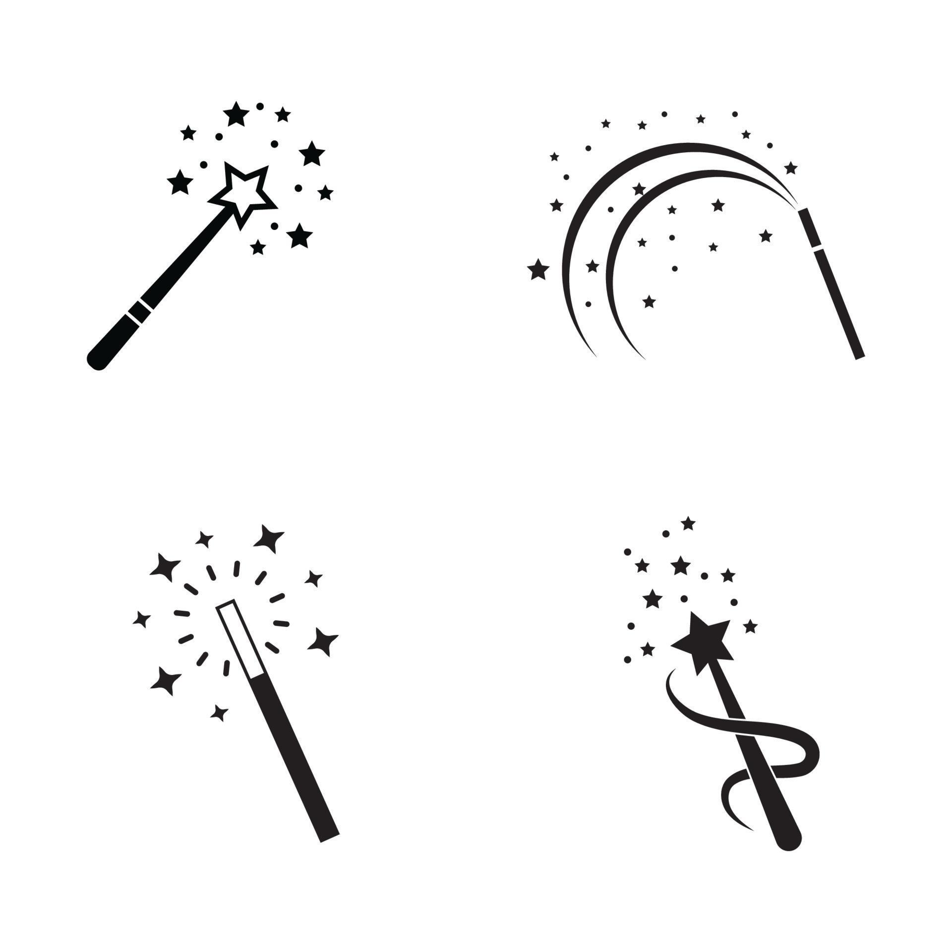 magic wand icon logo vector 9966872 Vector Art at Vecteezy