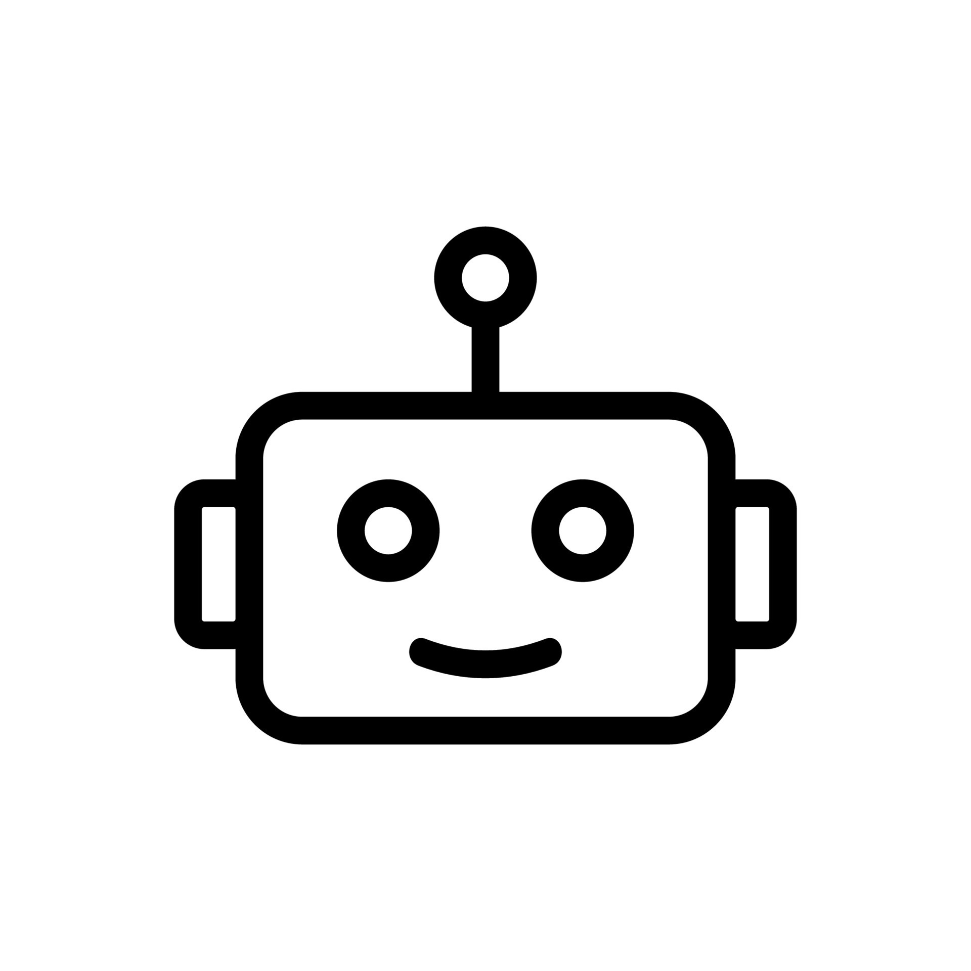 Chat bot icon vector. Isolated contour symbol illustration 9971218 ... Chat bot icon vector. Isolated contour symbol illustration 9971218 ...