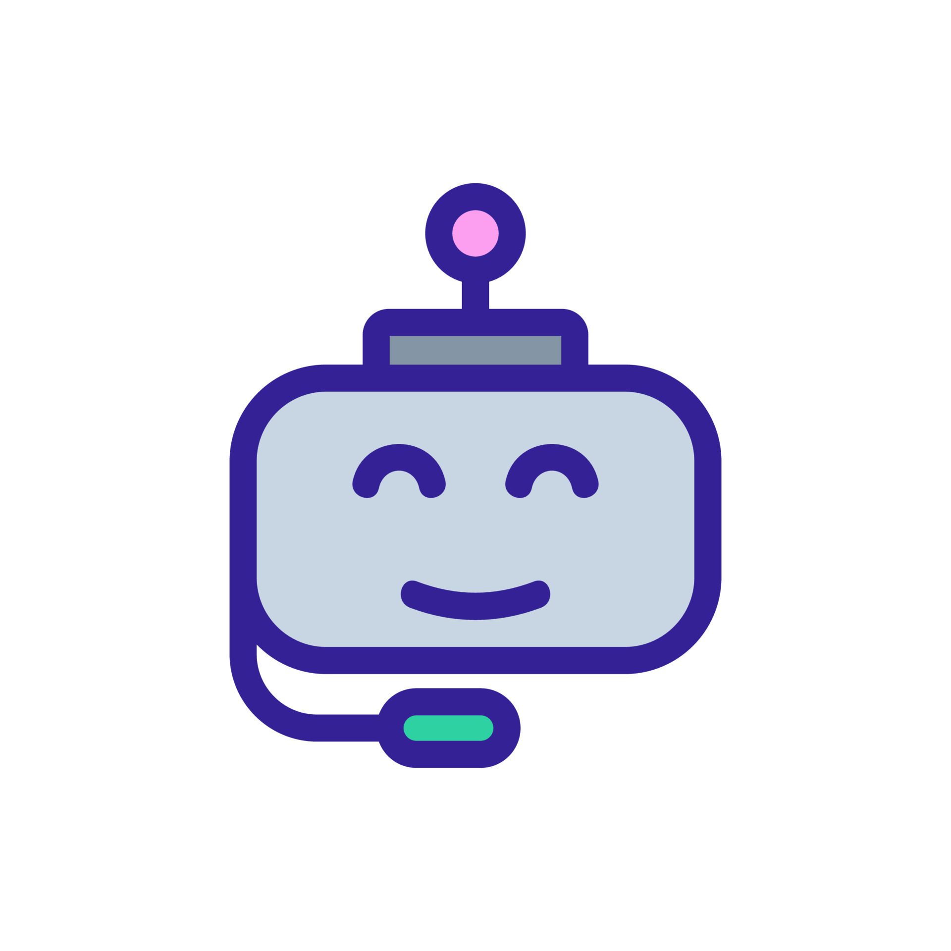 Chat Bot Icon Vector Isolated Contour Symbol Illustration 9972010