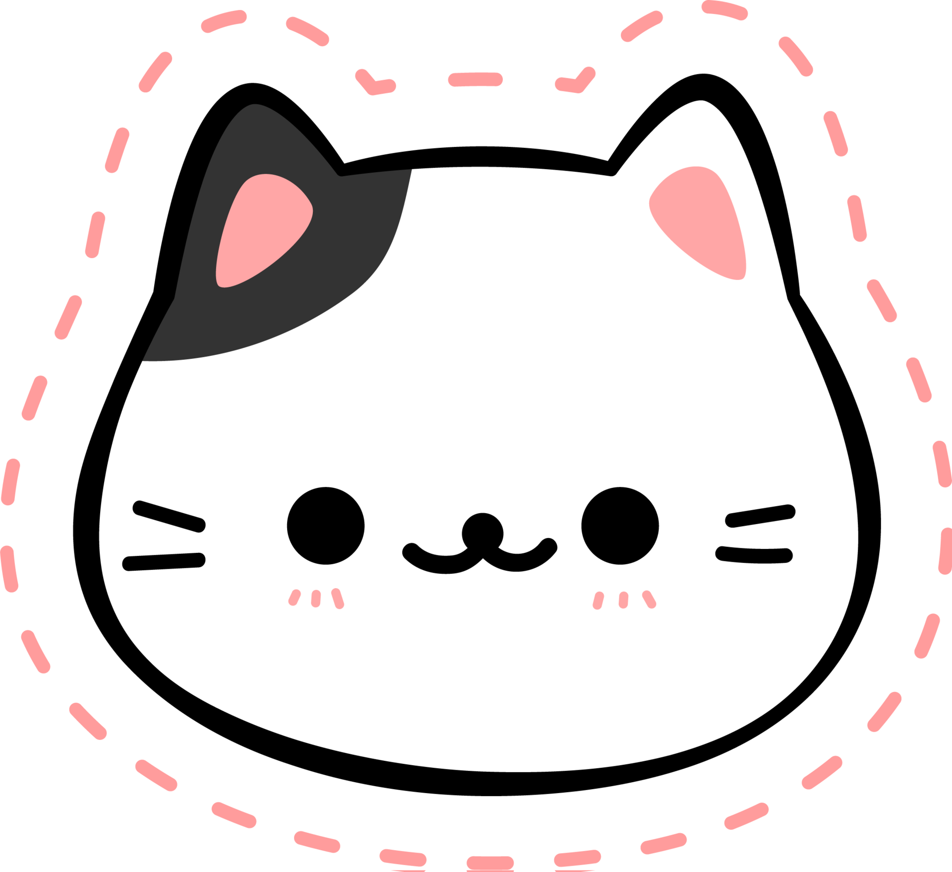 Cute Kitty Cat Head Cartoon Element 9973920 PNG Cute Kitty Cat Head Cartoon Element 9973920 PNG
