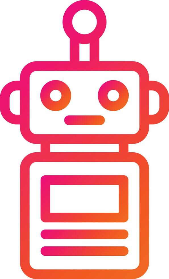 Robot Vector Icon Design Illustration 9977270 Vector Art at Vecteezy