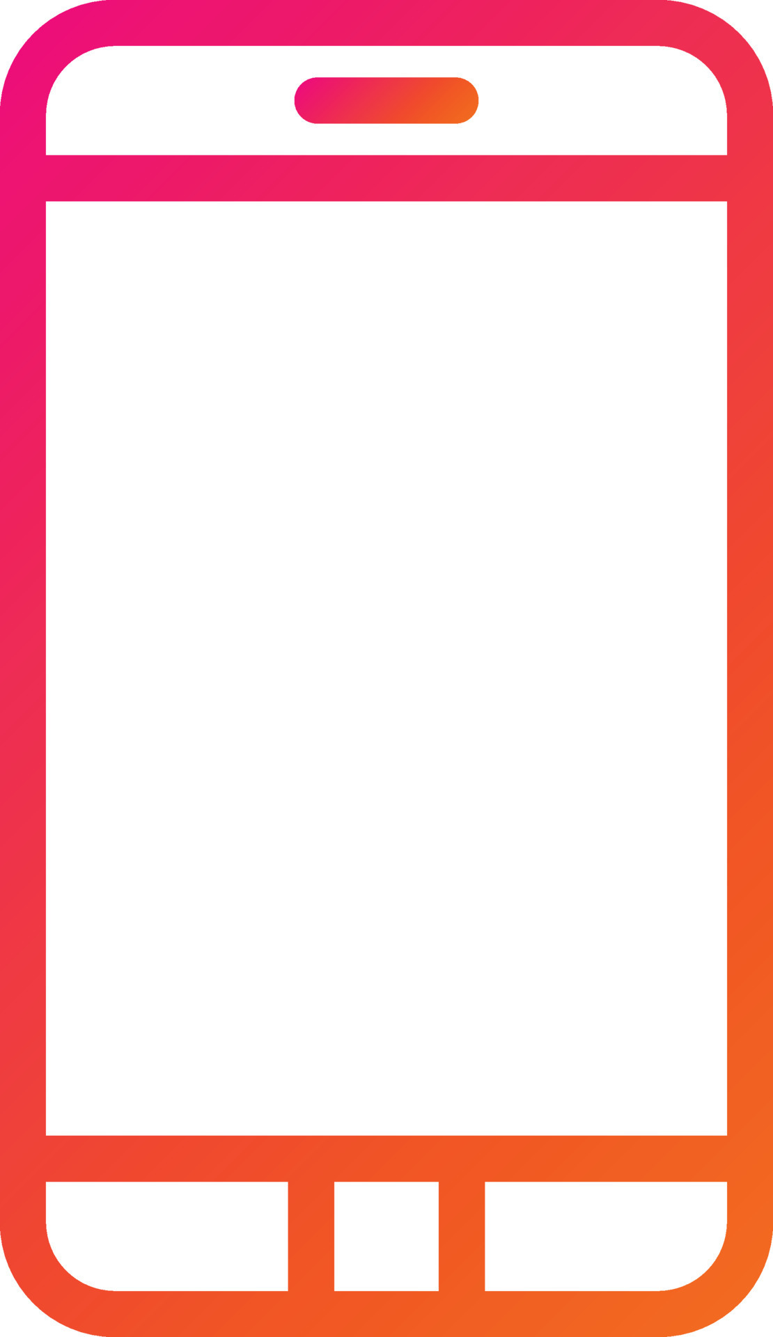 Mobile phone Vector Icon Design Illustration 9977772 Vector Art at Vecteezy