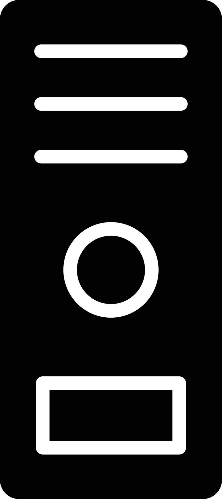 Computer Case Vector Icon Design Illustration 9977804 Vector Art At
