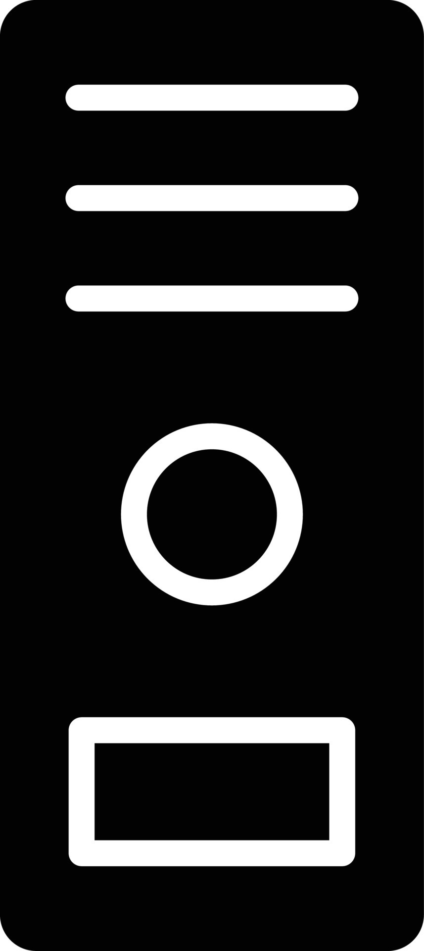 Computer Case Vector Icon Design Illustration 9977804 Vector Art At