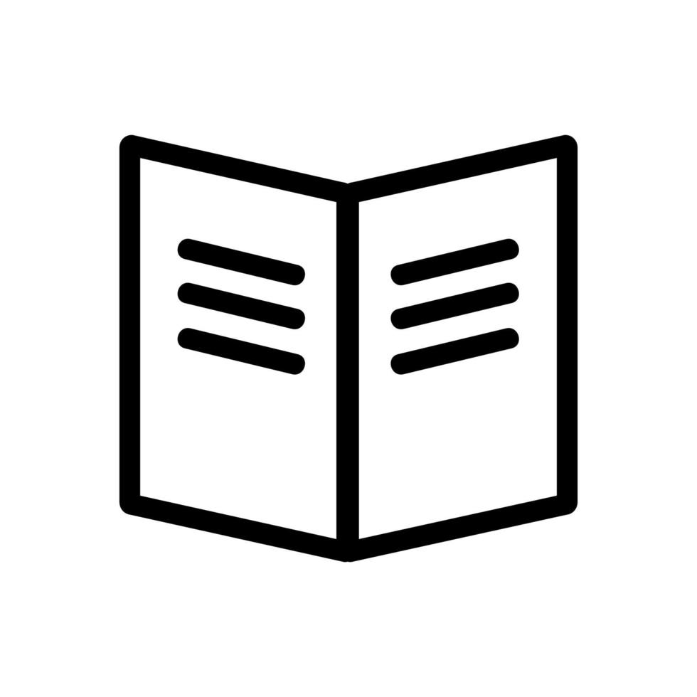 booklet icon vector. Isolated contour symbol illustration 9986115 ... booklet icon vector. Isolated contour symbol illustration 9986115 ...