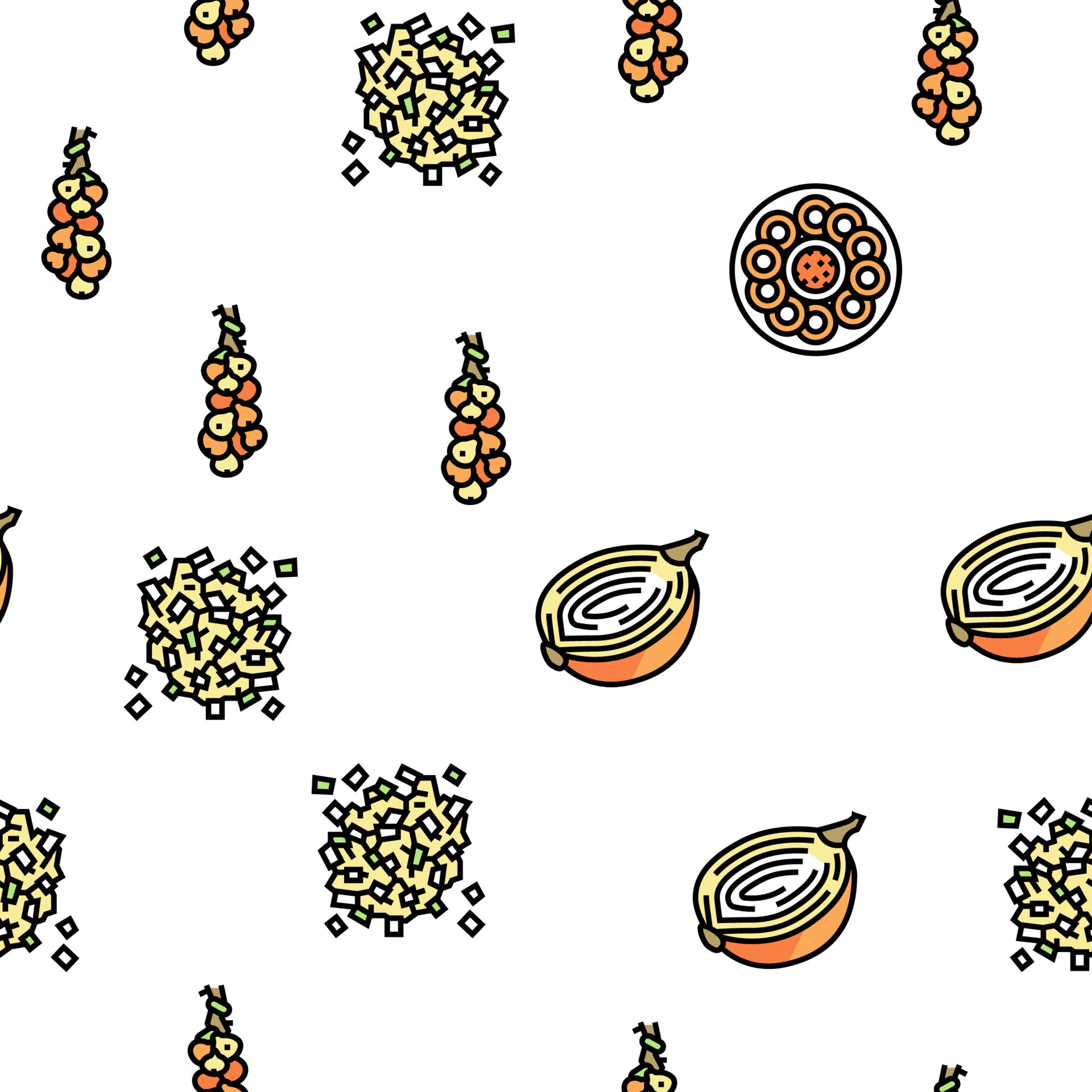 Onion Fresh Vitamin Vegetable Vector Seamless Pattern 9991651 Vector ... Onion Fresh Vitamin Vegetable Vector Seamless Pattern 9991651 Vector ...