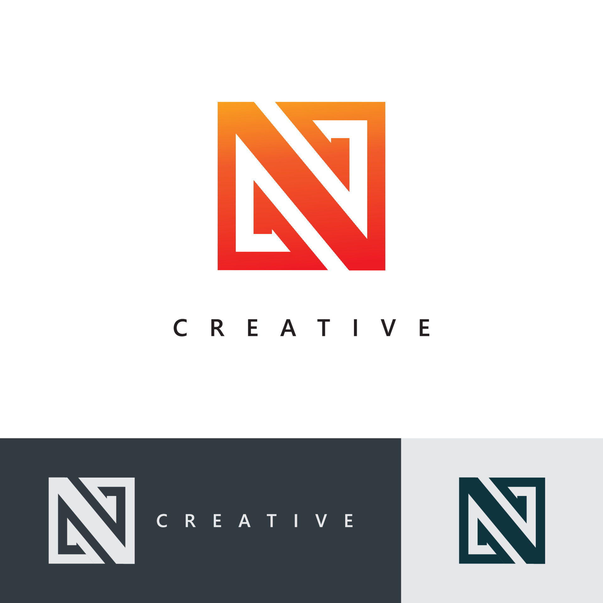 N Logo Design and template. Creative N icon initials based Letters in vector. 9994927 Vector Art ...