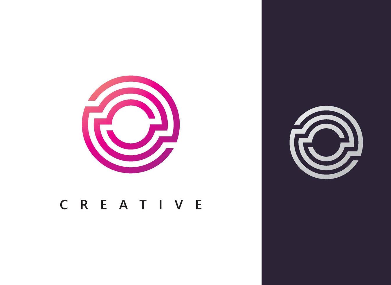 plantilla de vector de logotipo de letra o, diseño de logotipo inicial de letra de logotipo de ...