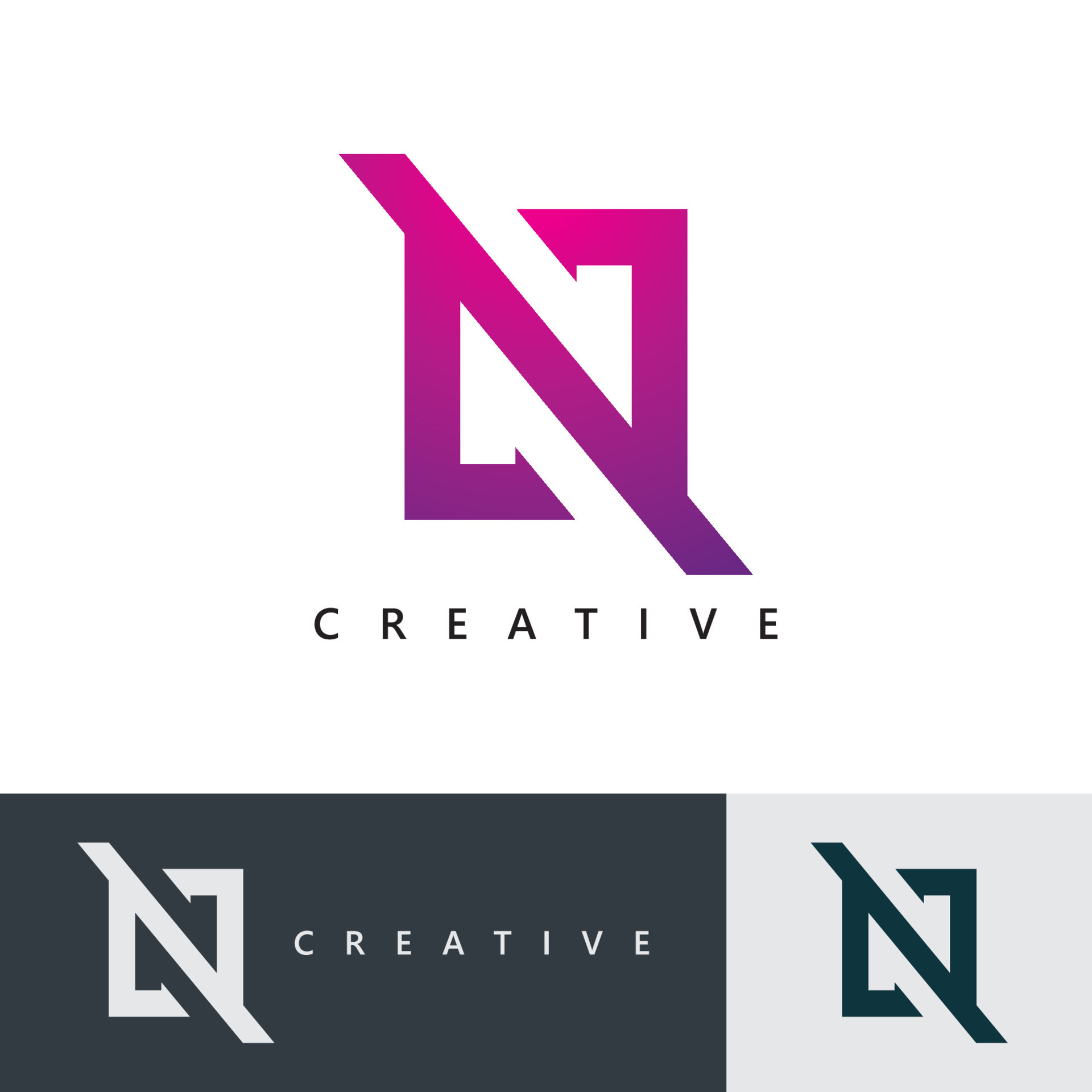 N Logo Design and template. Creative N icon initials based Letters in vector. 9995008 Vector Art ...