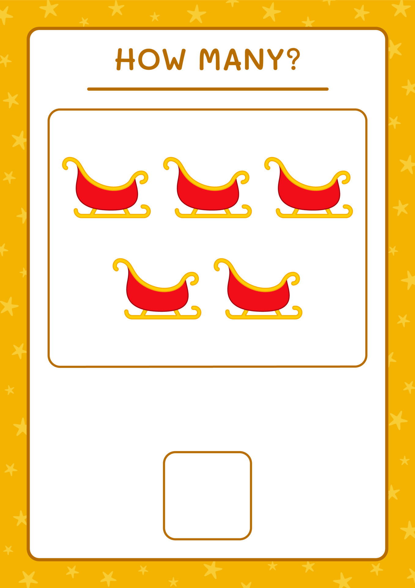 How many santa claus sleigh, game for children. Vector illustration ...