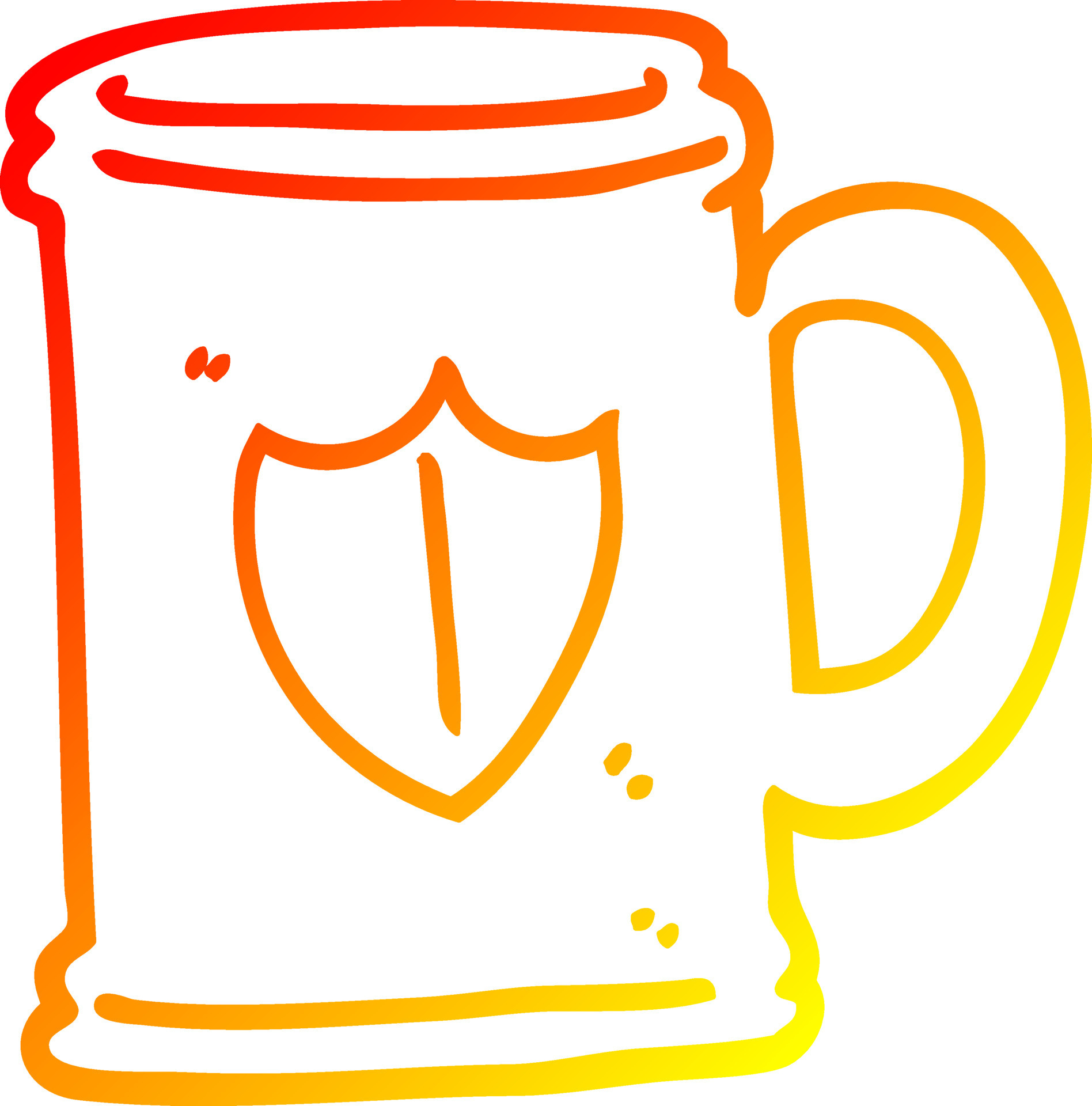 warm gradient line drawing cartoon tankard 10006954 Vector Art at Vecteezy warm gradient line drawing cartoon tankard 10006954 Vector Art at Vecteezy