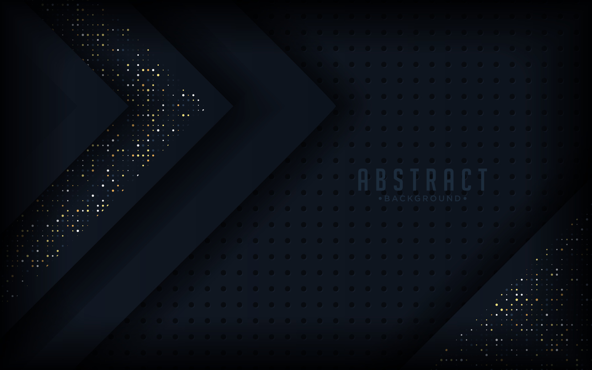Dark Abstract Background Overlap Layers Texture With Grey And Arrow