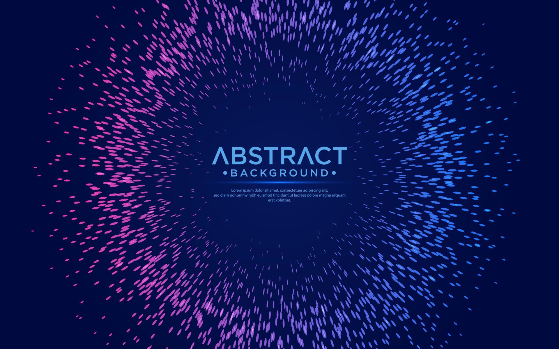 Dynamic abstract liquid flow particles background. Shining abstract particle flow background ...