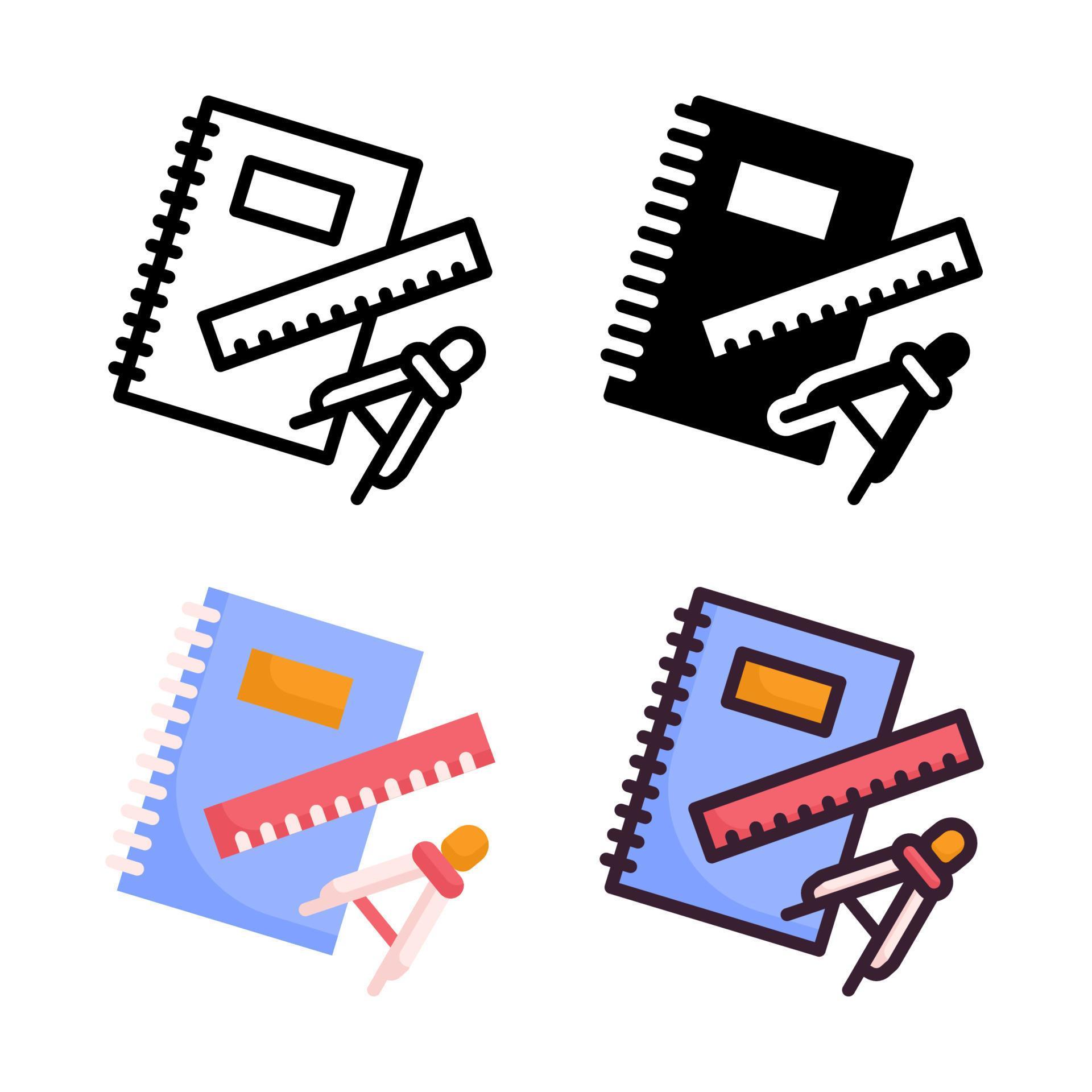 Math Icon Set Style Collection 10008853 Vector Art at Vecteezy