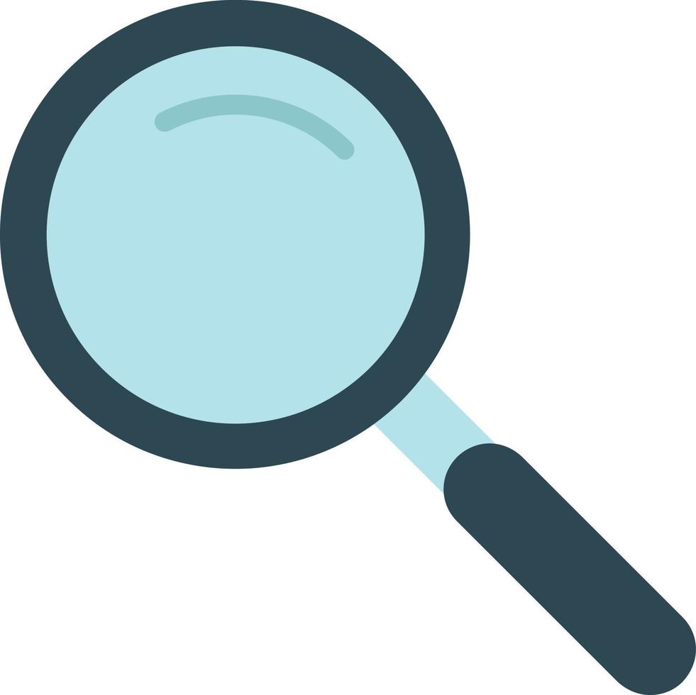 Magnifying Glass Flat Icon 10010286 Vector Art At Vecteezy